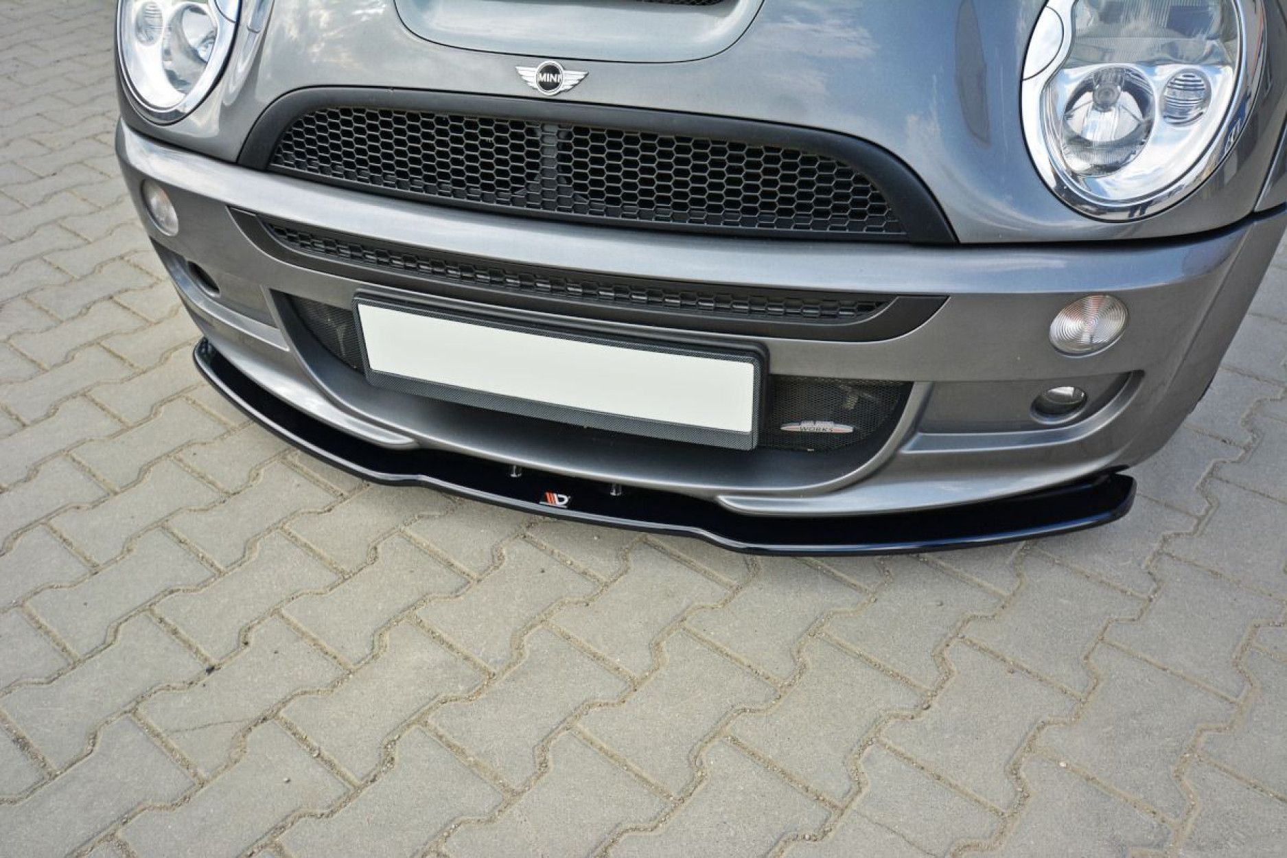 Maxton Design Frontlippe für Mini Cooper R53 S schwarz hochglanz ...